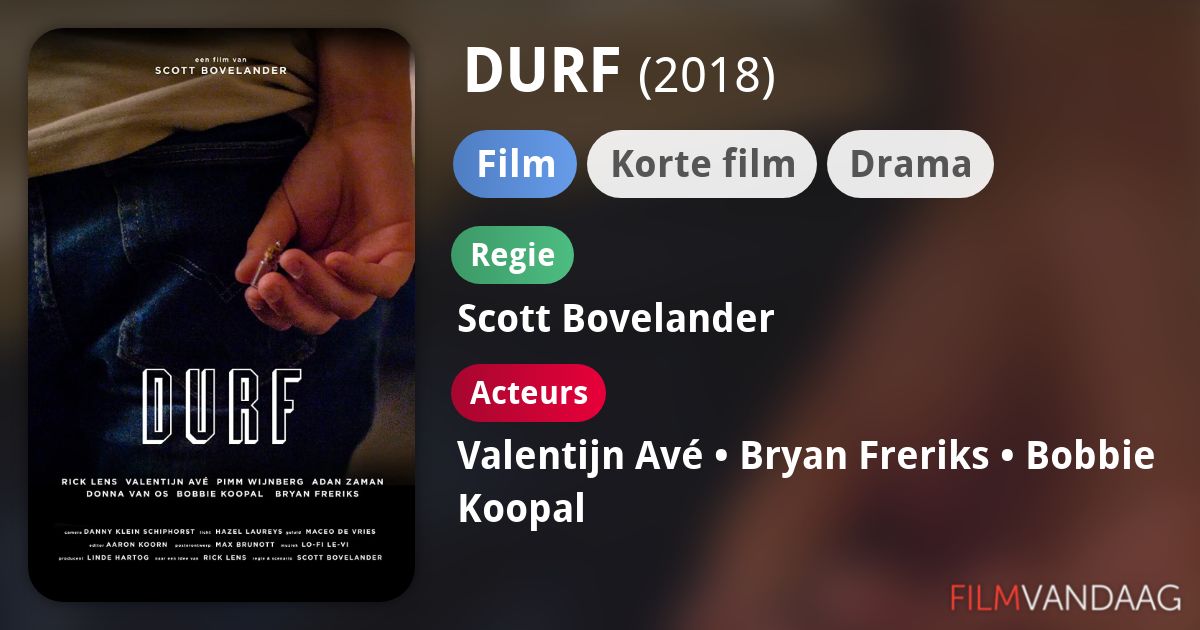 DURF (film, 2018) - FilmVandaag.nl