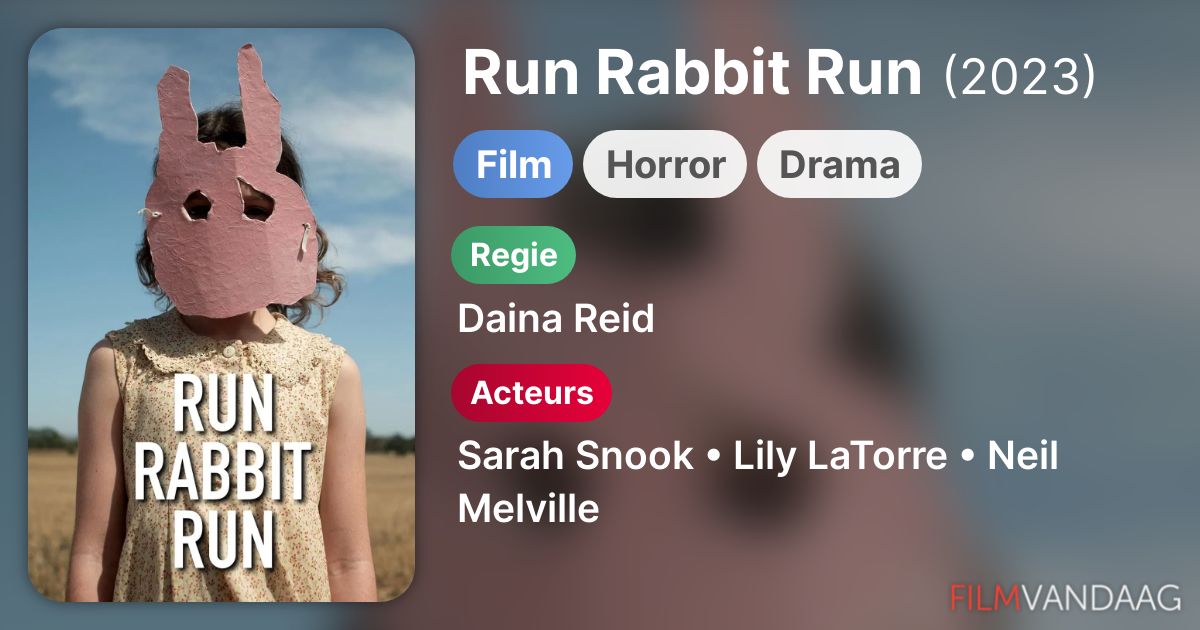 Run Rabbit Run (film, 2023) - FilmVandaag.nl
