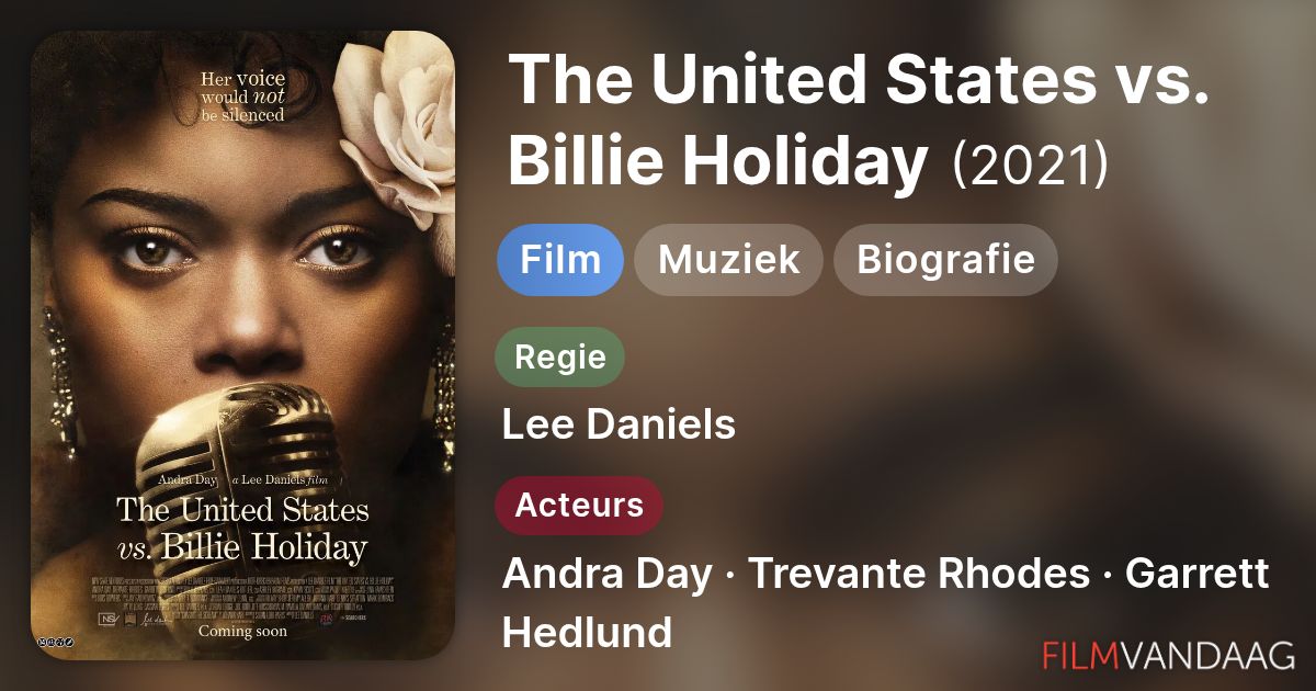 The United States vs. Billie Holiday (film, 2021) - FilmVandaag.nl