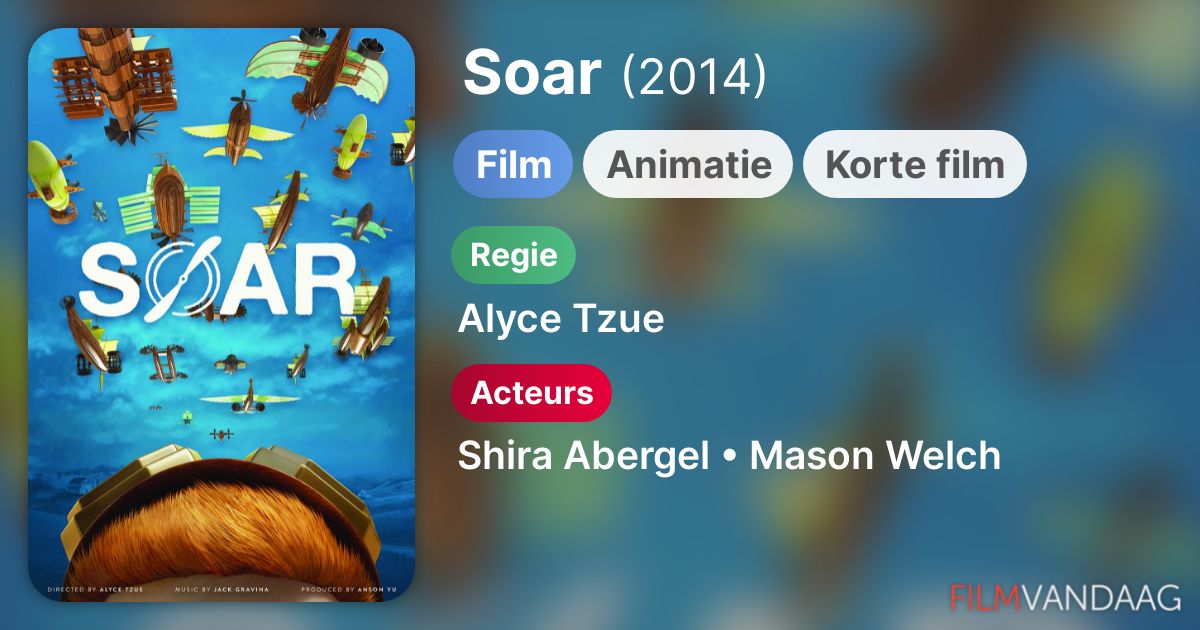 Soar (film, 2014) - FilmVandaag.nl
