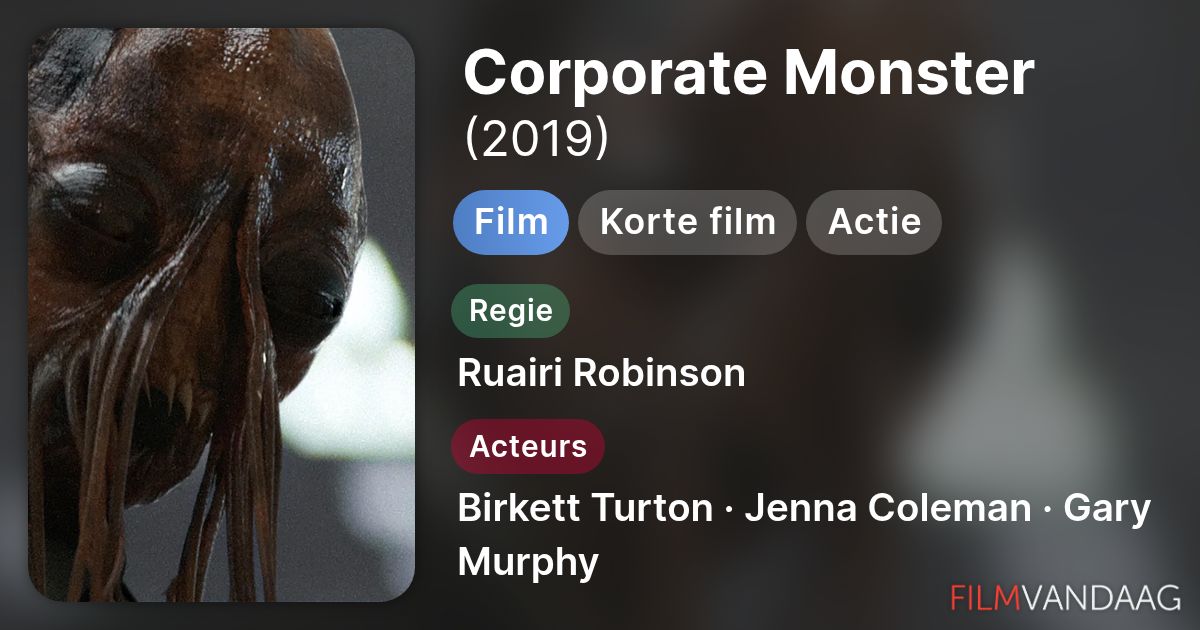 Corporate Monster (film, 2019) - FilmVandaag.nl