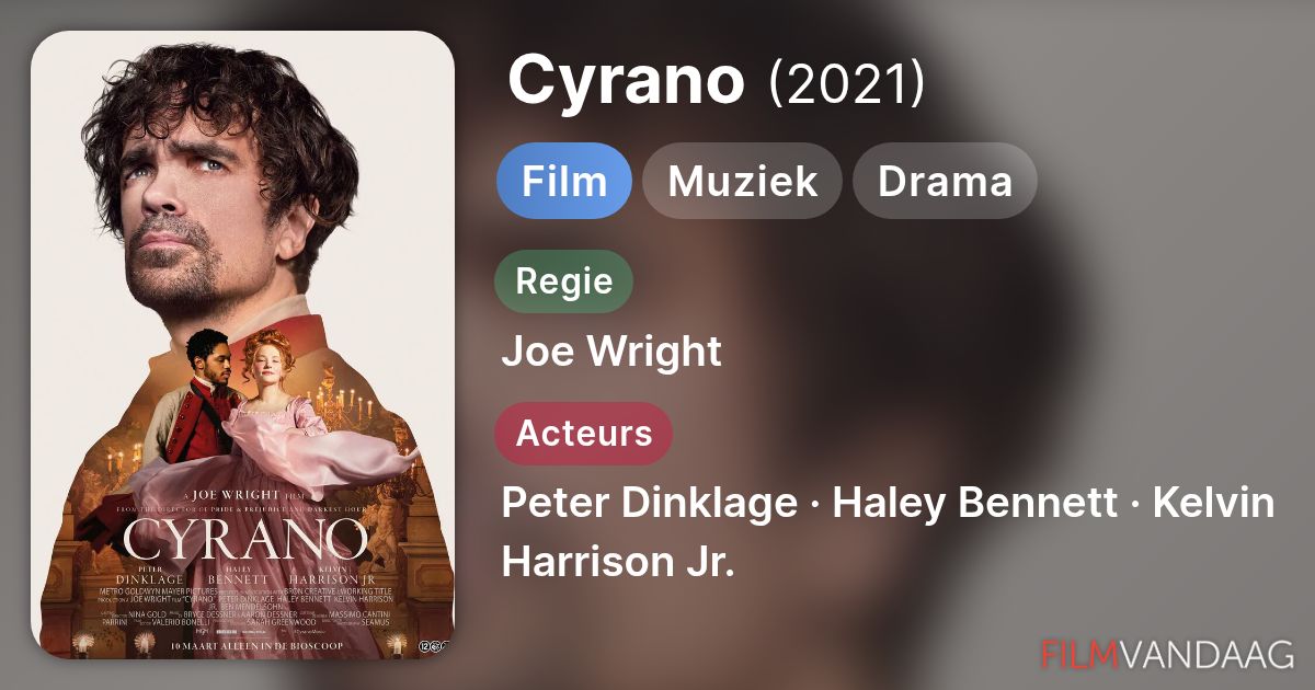 Cyrano (film, 2021) - FilmVandaag.nl