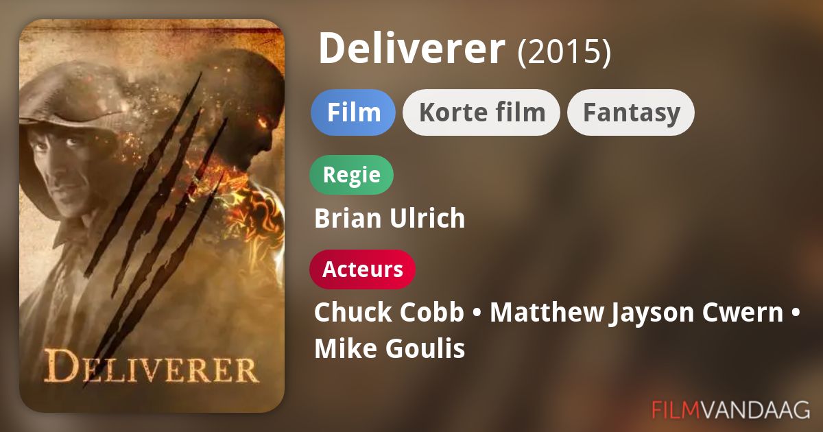 Deliverer (film, 2015) - FilmVandaag.nl