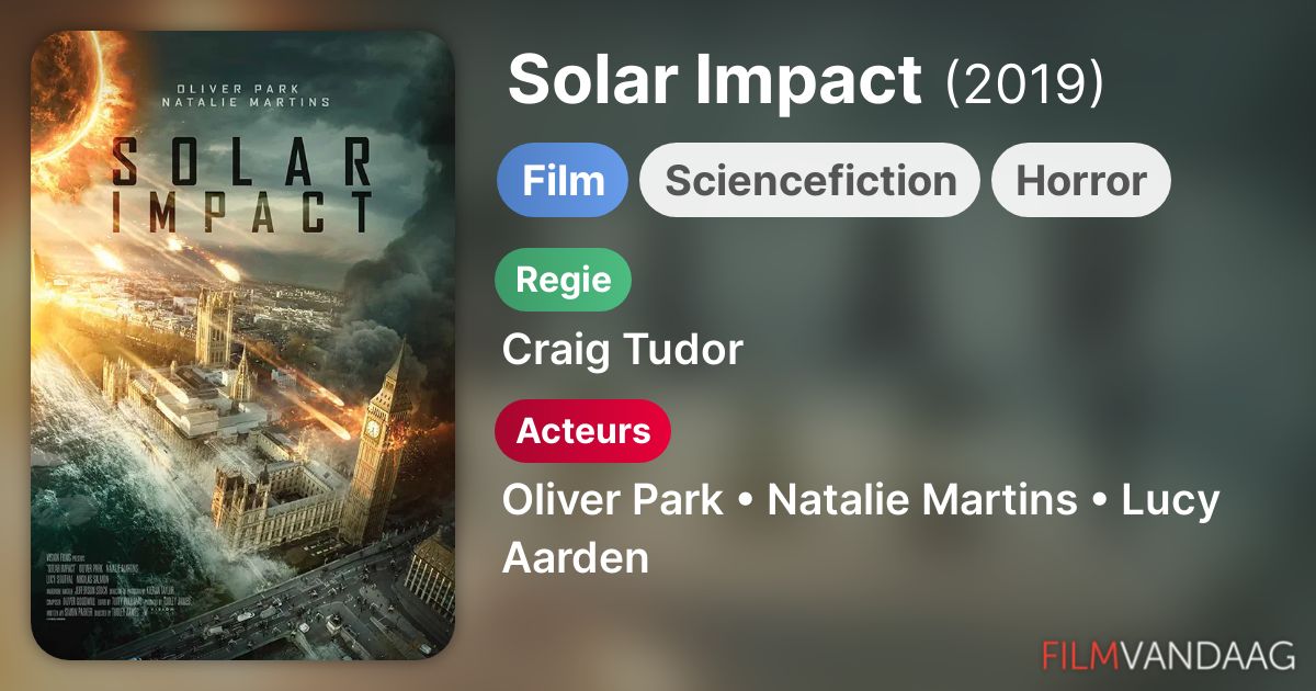 Solar Impact (film, 2019) - FilmVandaag.nl