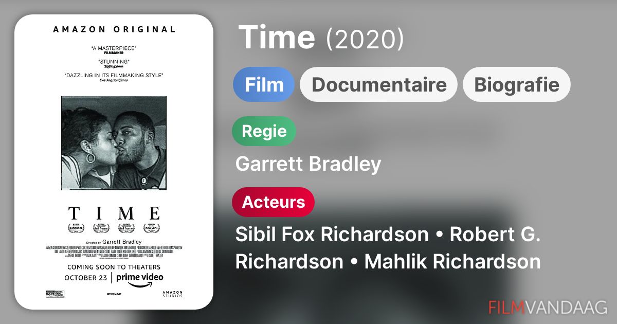Time (film, 2020) - FilmVandaag.nl