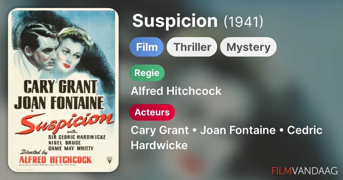 Suspicion (film, 1941) - FilmVandaag.nl