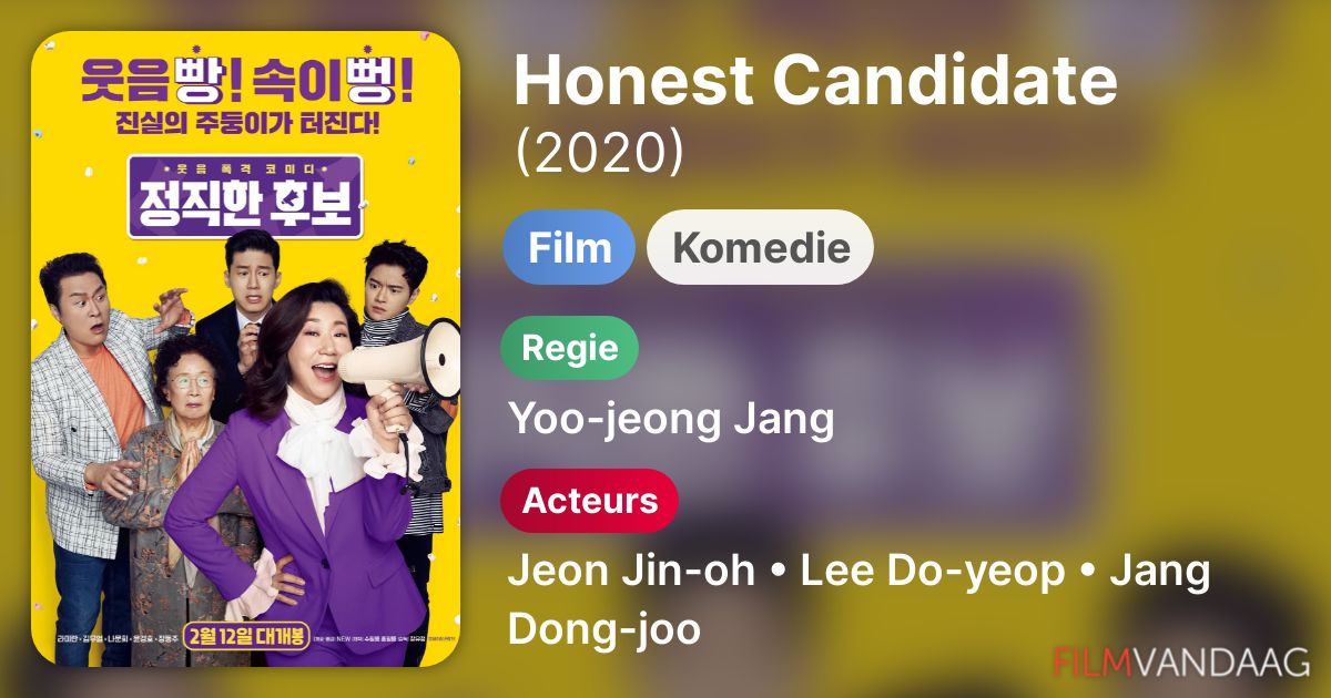 Honest Candidate (film, 2020) - FilmVandaag.nl