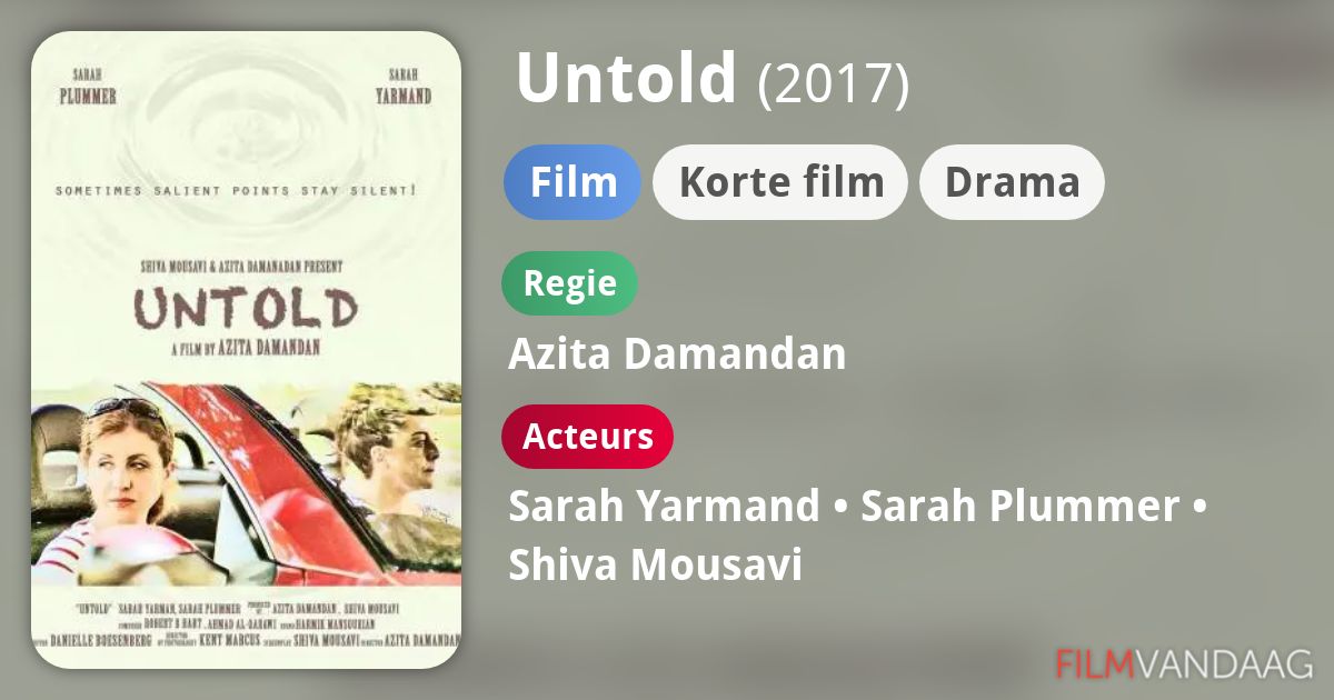 Untold (film, 2017) - FilmVandaag.nl