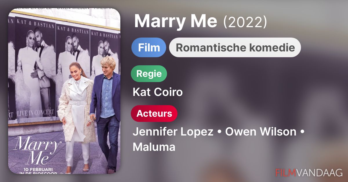 Marry Me (film, 2022) - FilmVandaag.nl