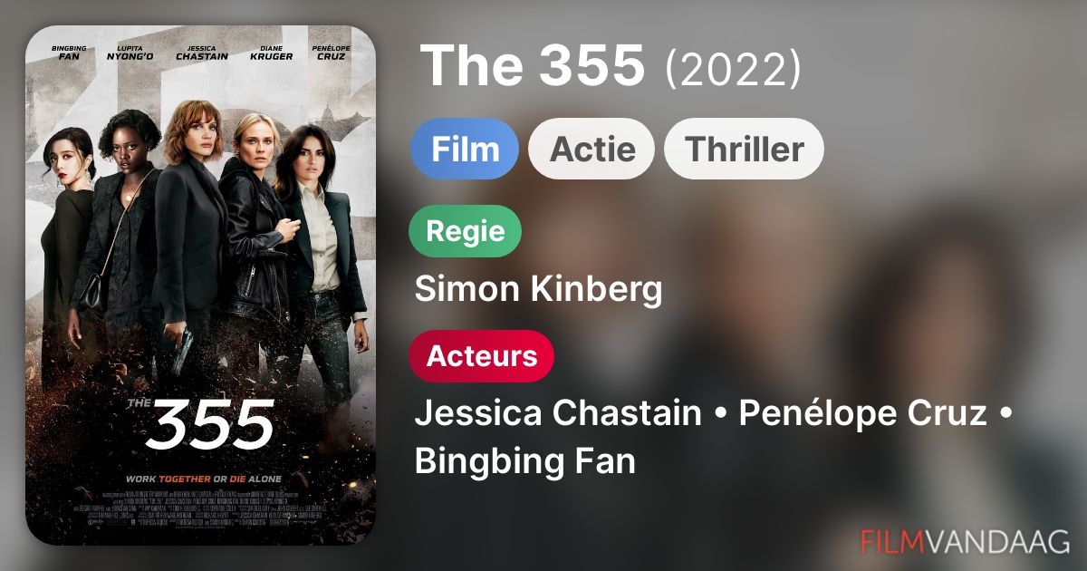 The 355 (film, 2022) - FilmVandaag.nl