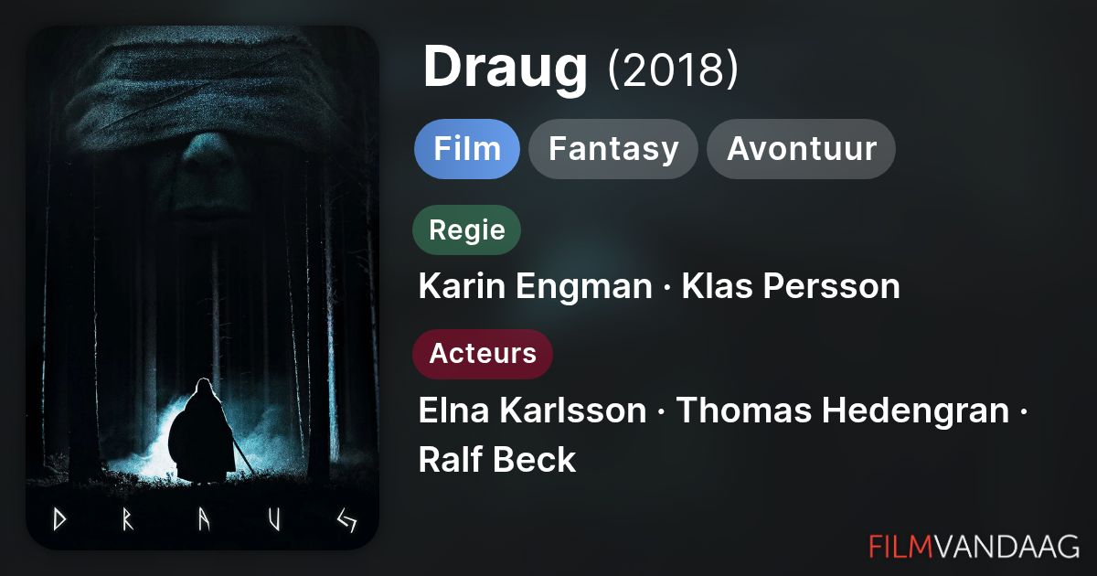 Draug (film, 2018) - FilmVandaag.nl