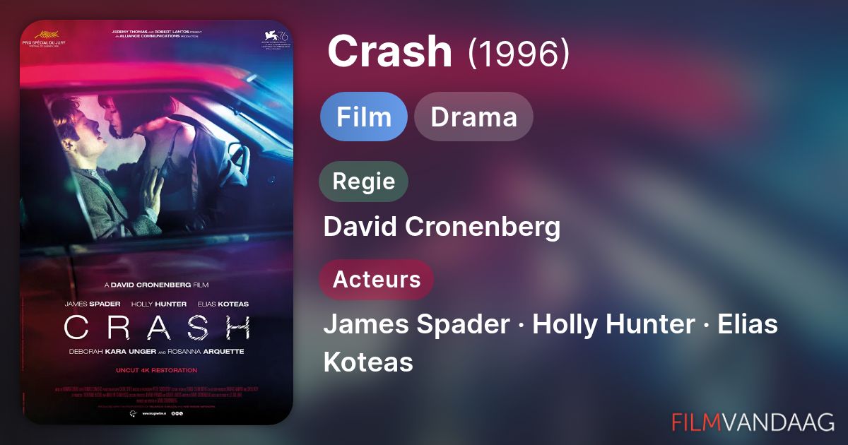 Crash (film, 1996) - FilmVandaag.nl