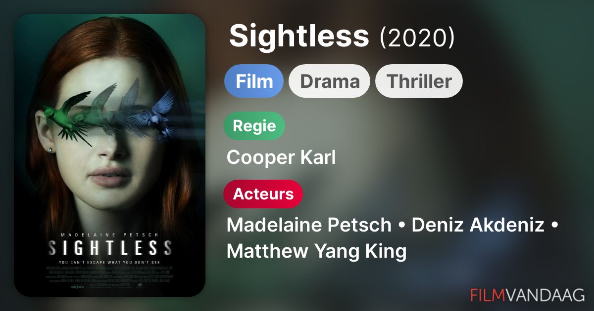 Sightless (film, 2020) - FilmVandaag.nl