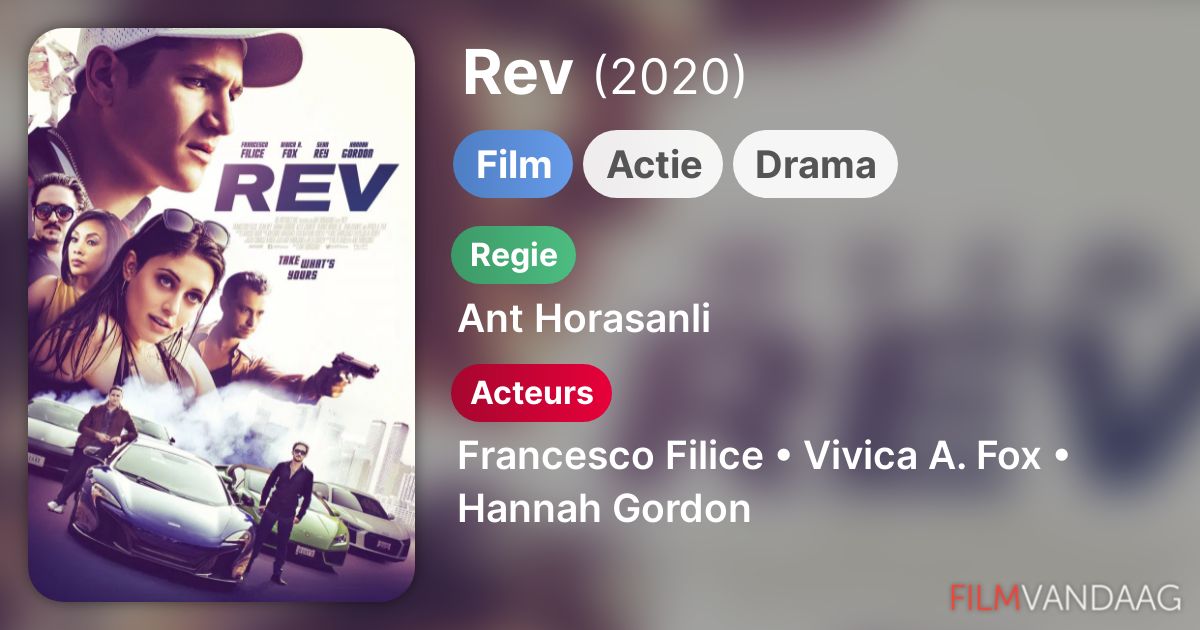 Rev (film, 2020) - FilmVandaag.nl