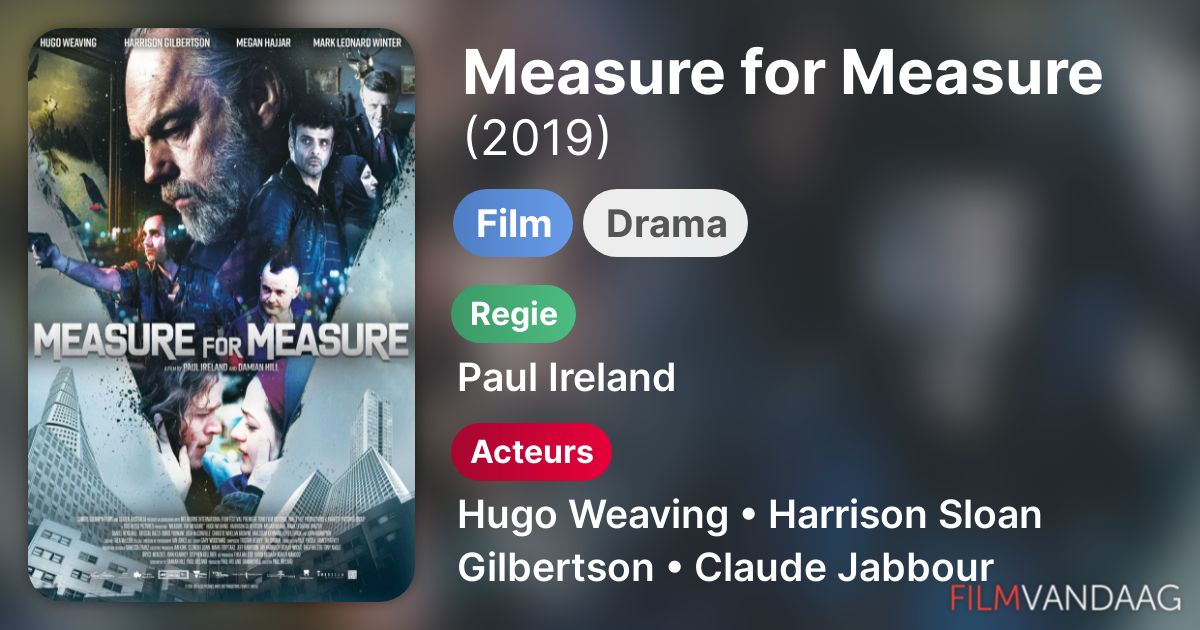 Measure for Measure (film, 2019) - FilmVandaag.nl