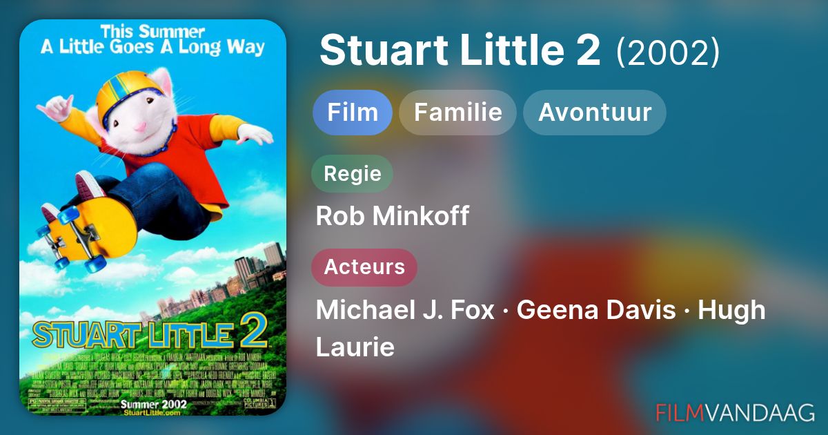 Stuart Little 2 (film, 2002) - FilmVandaag.nl