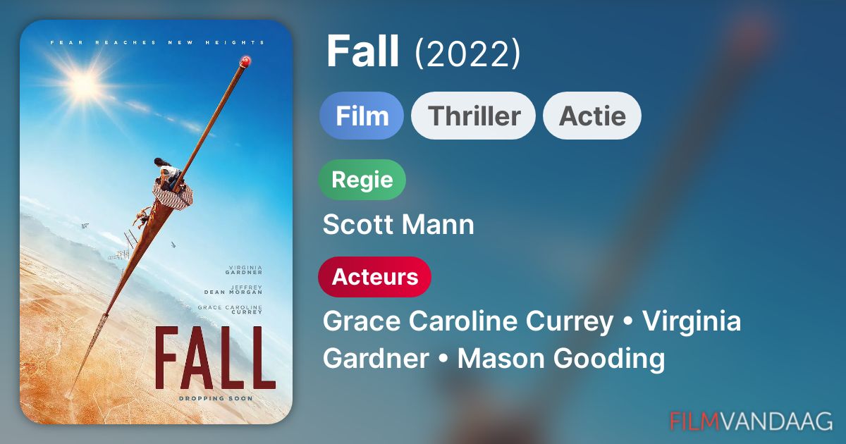 Fall (film, 2022) - FilmVandaag.nl