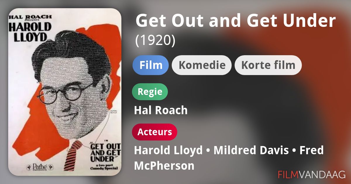 Get Out and Get Under (film, 1920) - FilmVandaag.nl