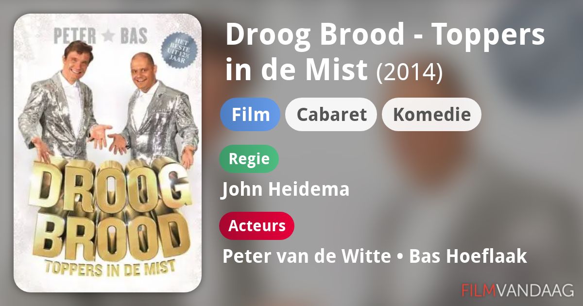 Droog Brood - Toppers in de Mist (film, 2014) kopen op dvd of blu-ray ...