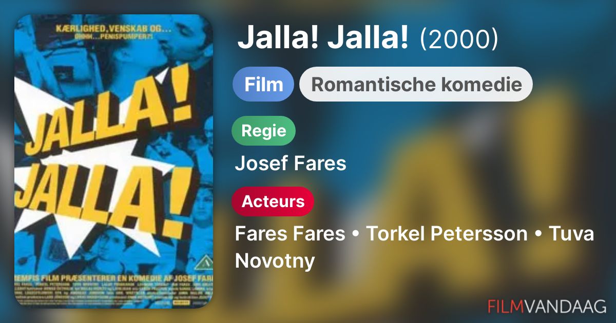 Jalla! Jalla! (film, 2000) - FilmVandaag.nl