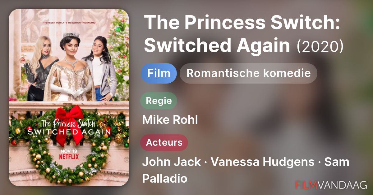 The Princess Switch: Switched Again (film, 2020) - FilmVandaag.nl