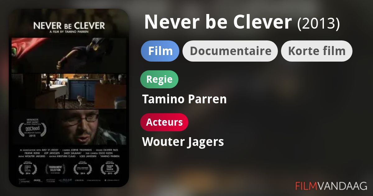 Never be Clever (film, 2013) - FilmVandaag.nl