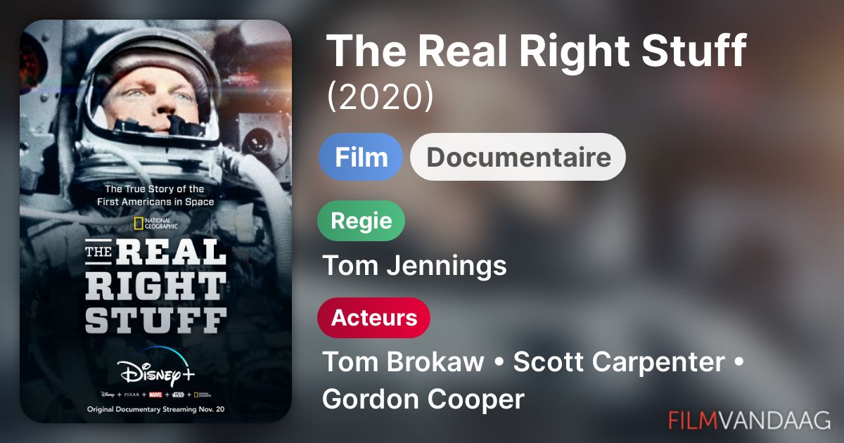 The Real Right Stuff (film, 2020) - FilmVandaag.nl
