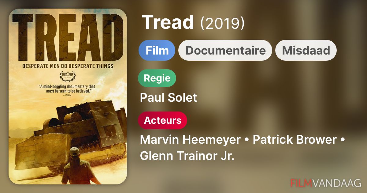 Tread (film, 2020) - FilmVandaag.nl