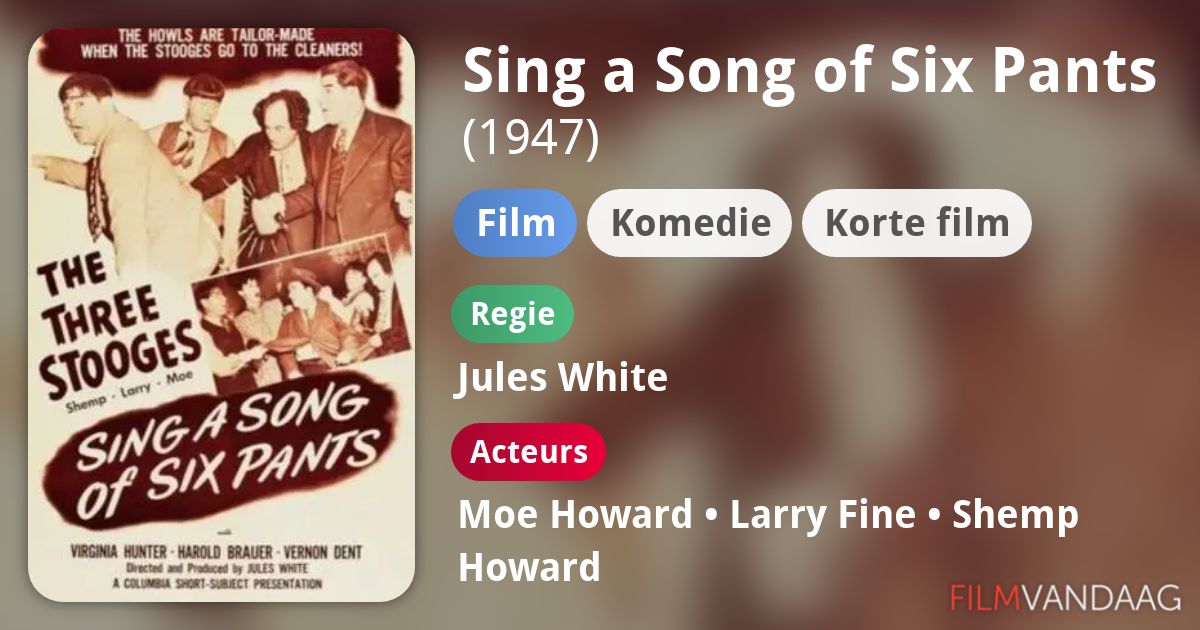 Sing a Song of Six Pants (film, 1947) - FilmVandaag.nl