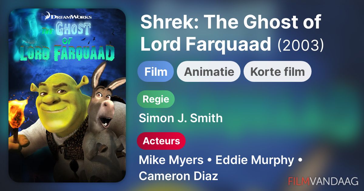 Shrek: The Ghost of Lord Farquaad (film, 2003) - FilmVandaag.nl