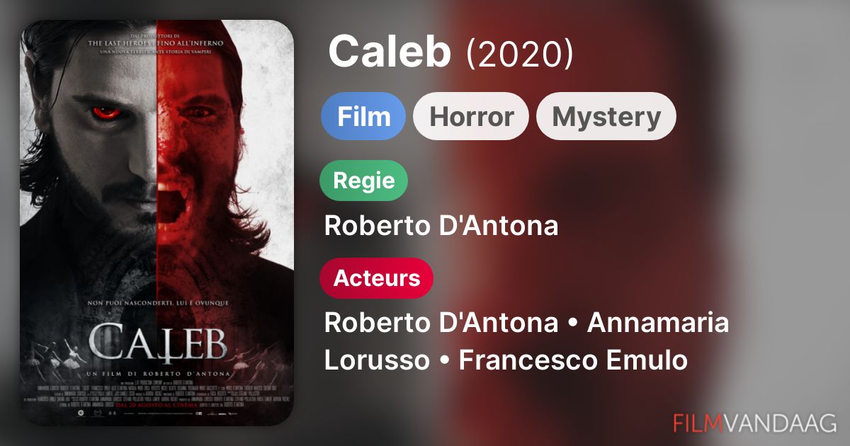 Caleb (film, 2020) - FilmVandaag.nl