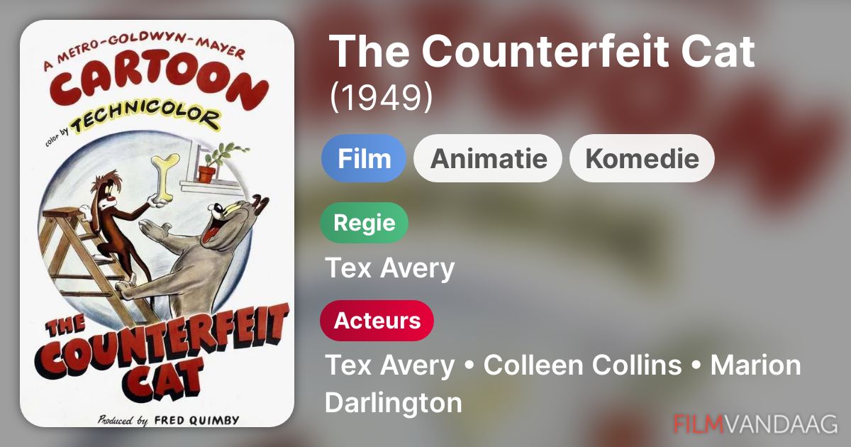 The Counterfeit Cat (film, 1949) - FilmVandaag.nl