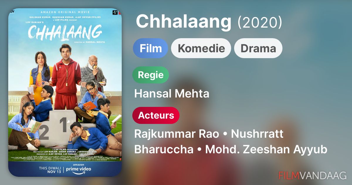 Chhalaang (film, 2020) - FilmVandaag.nl