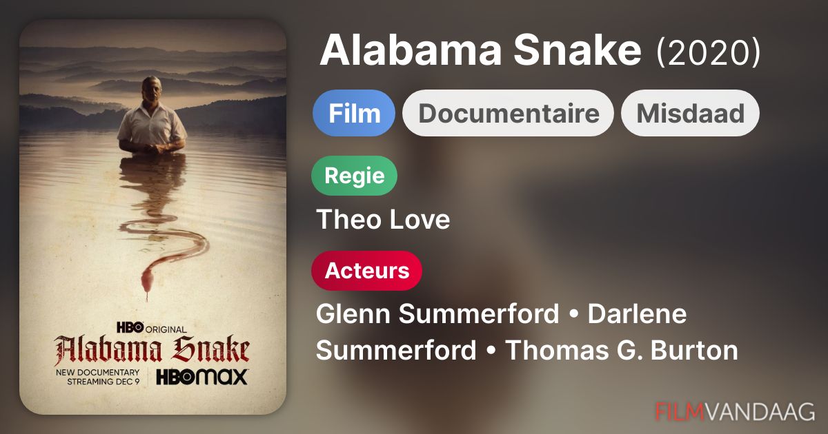 Alabama Snake (film, 2020) - FilmVandaag.nl