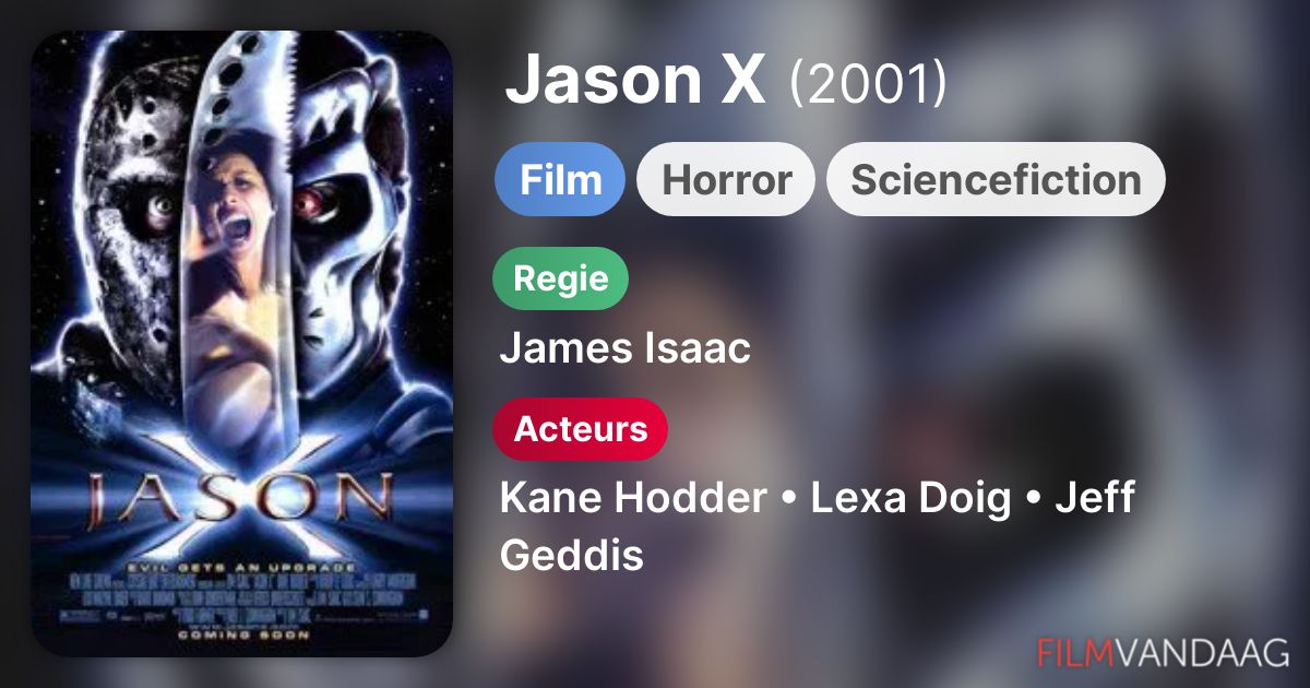 Jason X (film, 2001) - FilmVandaag.nl