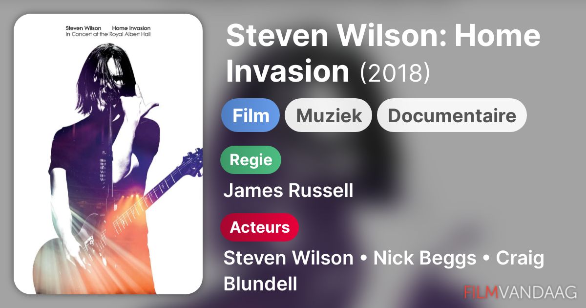 Steven Wilson: Home Invasion (film, 2018) - FilmVandaag.nl
