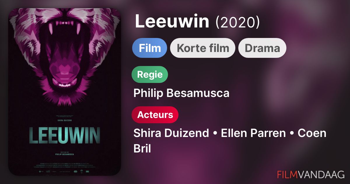Leeuwin (film, 2020) Nu Online Kijken - FilmVandaag.nl