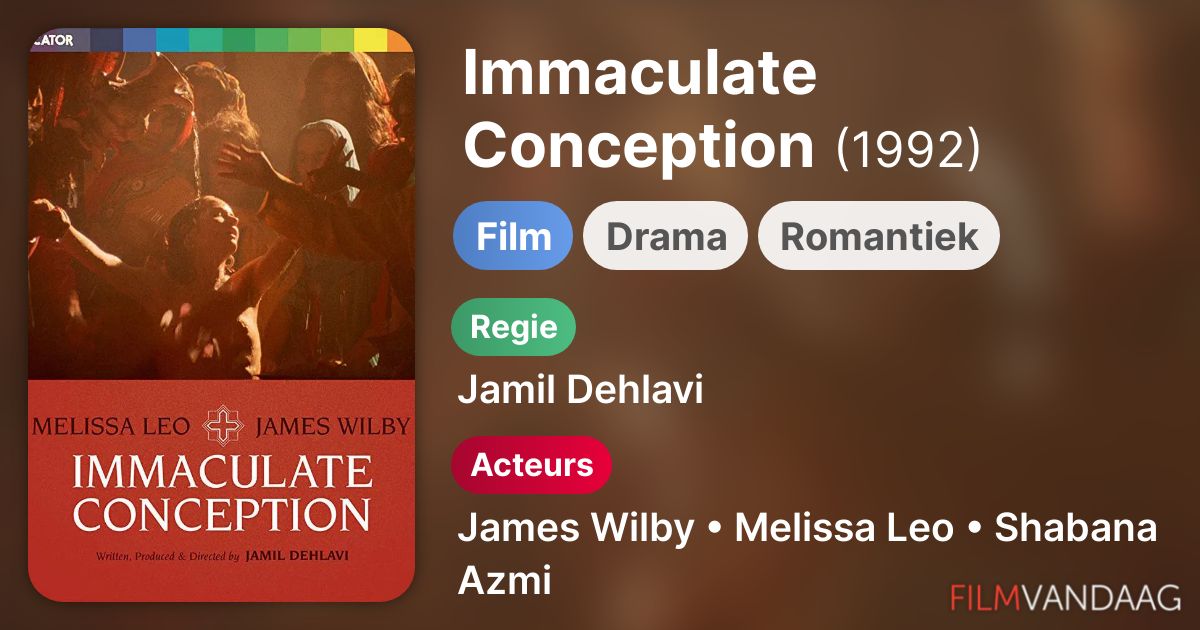 Immaculate Conception (film, 1992) - FilmVandaag.nl