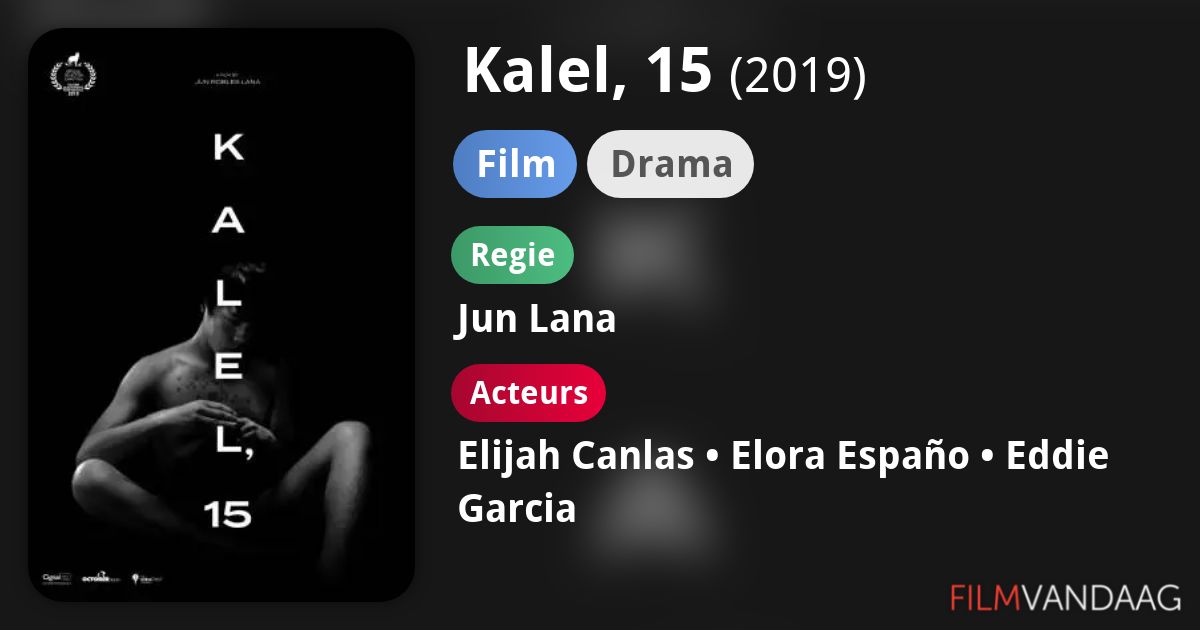 Kalel, 15 (film, 2019) - FilmVandaag.nl