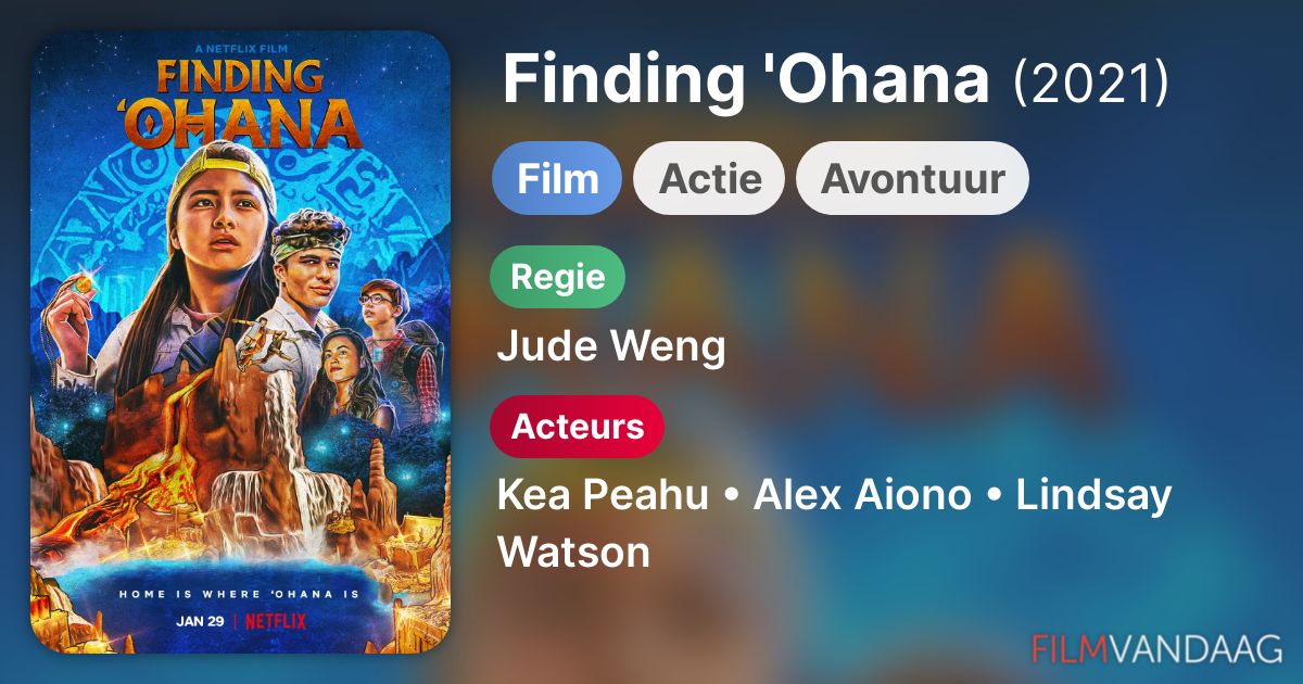 Finding 'Ohana (film, 2021) - FilmVandaag.nl