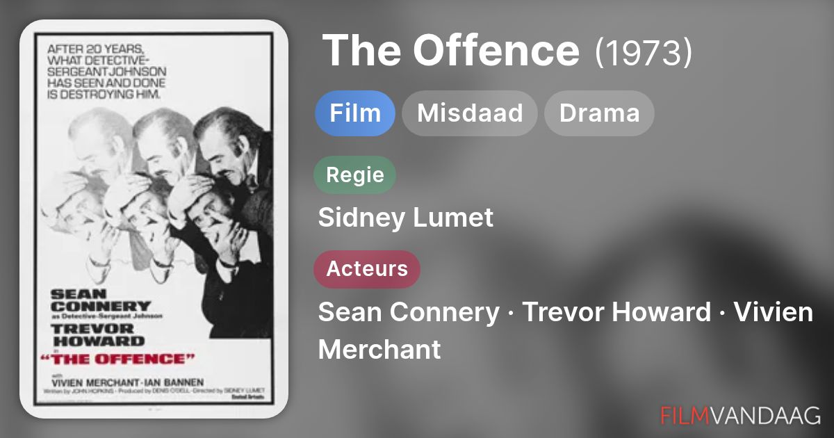 The Offence (film, 1973) - FilmVandaag.nl