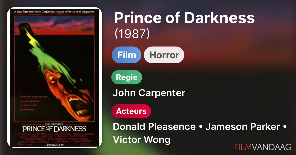 Prince of Darkness (film, 1987) - FilmVandaag.nl