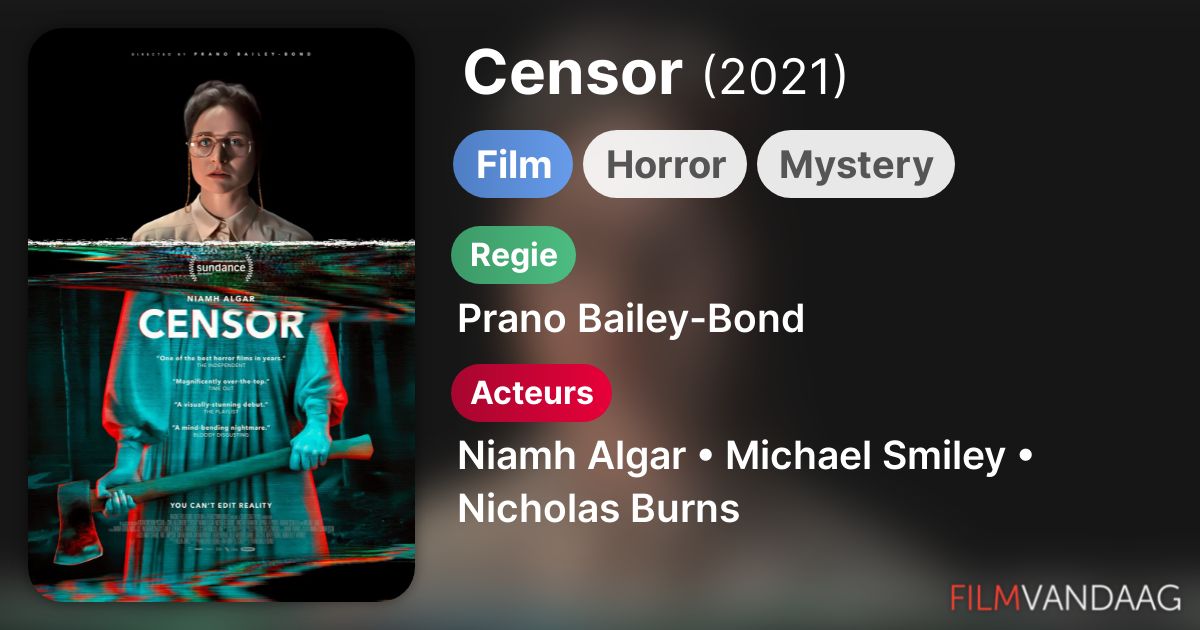 Censor (film, 2021) - FilmVandaag.nl