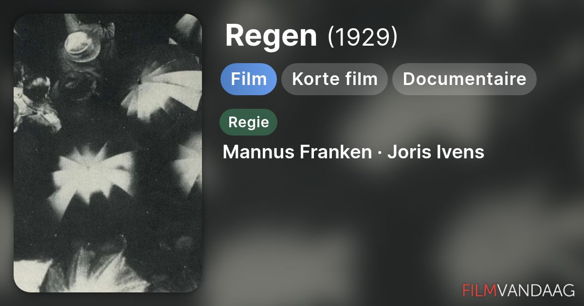 Regen (film, 1929) - FilmVandaag.nl