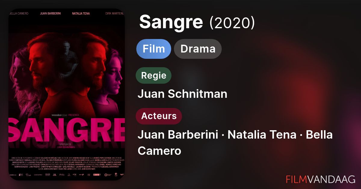 Sangre (film, 2020) - FilmVandaag.nl