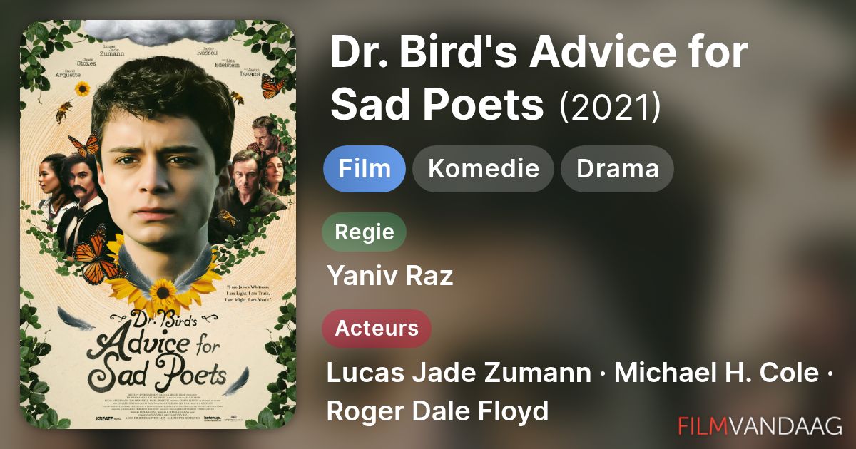 Dr. Bird's Advice for Sad Poets (film, 2021) - FilmVandaag.nl