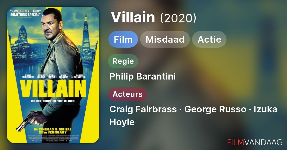 Villain (film, 2020) - FilmVandaag.nl