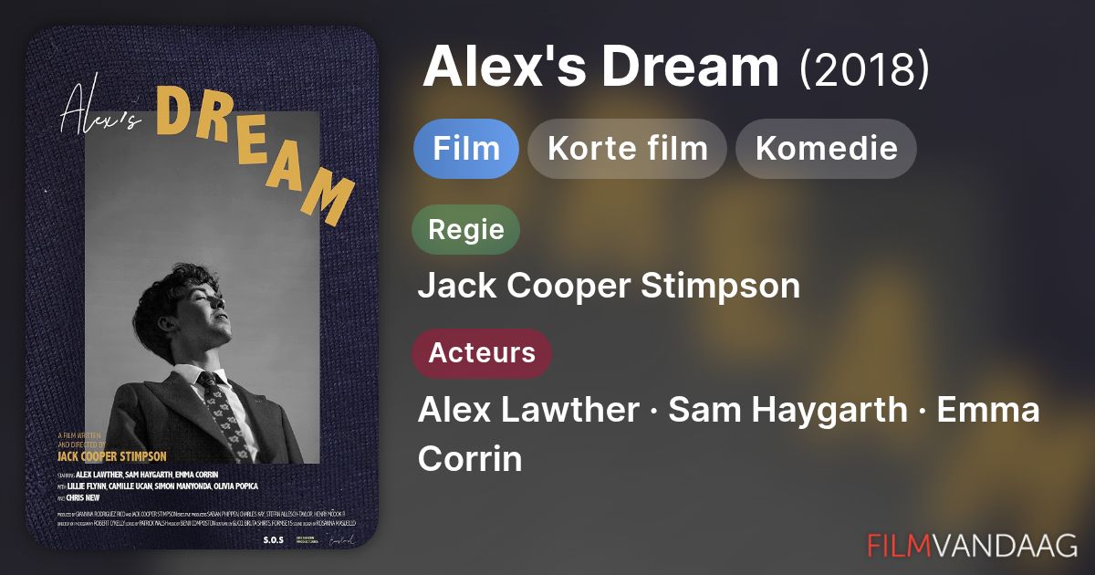 Alex's Dream (film, 2018) - FilmVandaag.nl