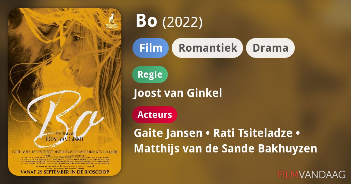 Bo (film, 2022) Nu Online Kijken - FilmVandaag.nl