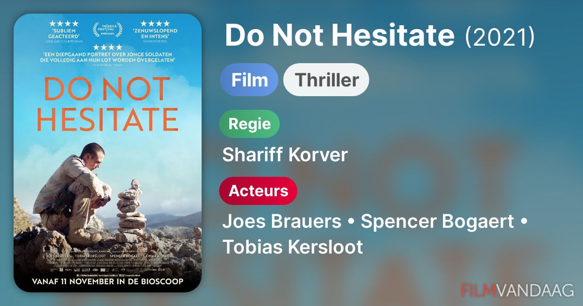 Do Not Hesitate (film, 2021) - FilmVandaag.nl